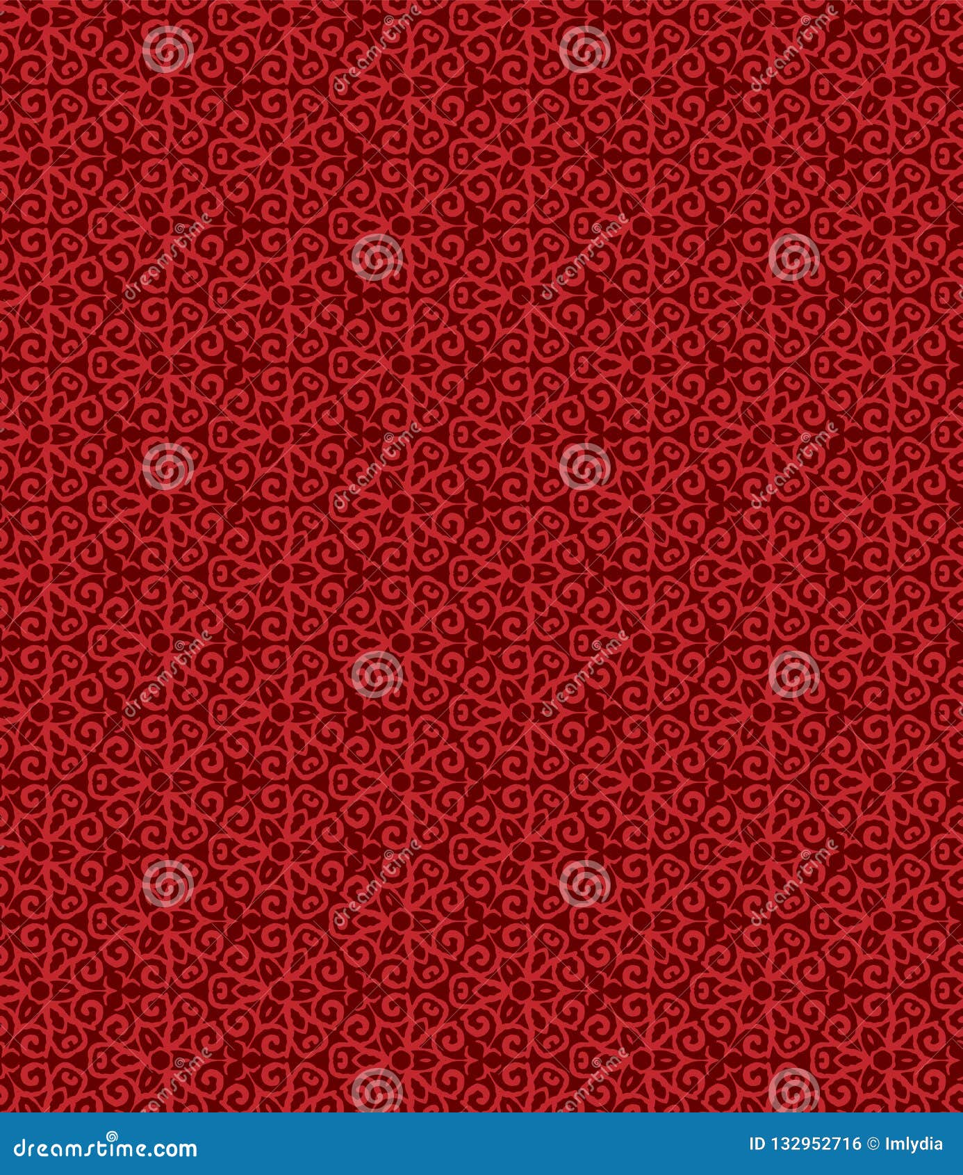 Vector Ornament Seamless Pattern Wallpaper Stock Vector - Illustration ...
