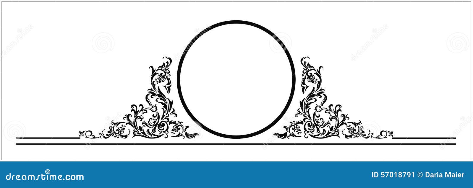 Vector Ornament of Title Page Stock Vector - Illustration of document ...
