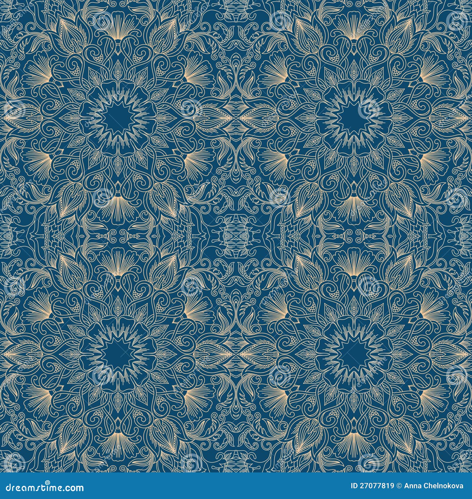 Vector Ornamental Background. Stock Vector - Illustration of ornate ...