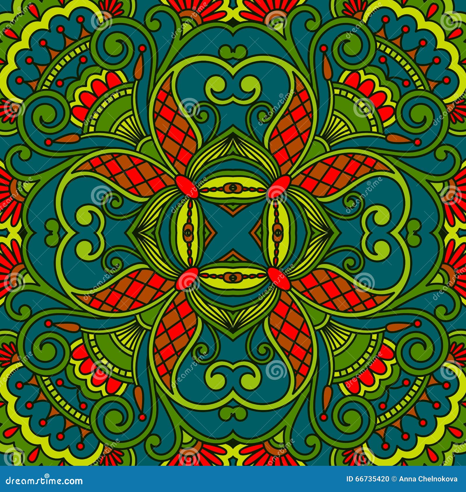 Vector Ornamental Background. Stock Vector - Illustration of authentic ...