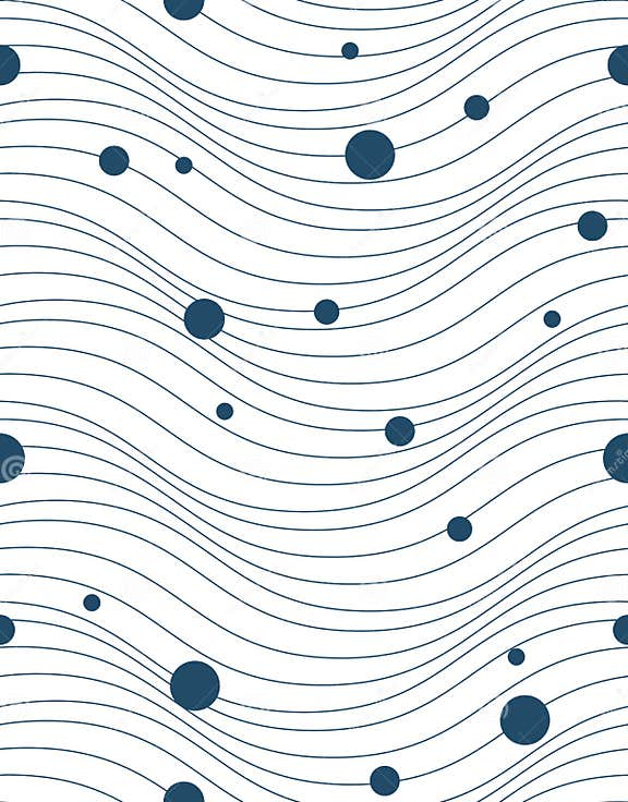 Vector Ornamental Continuous Background Made Using Undulate Line Stock ...