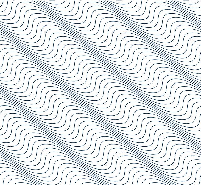 Vector Ornamental Continuous Background Made Using Undulate Line Stock ...