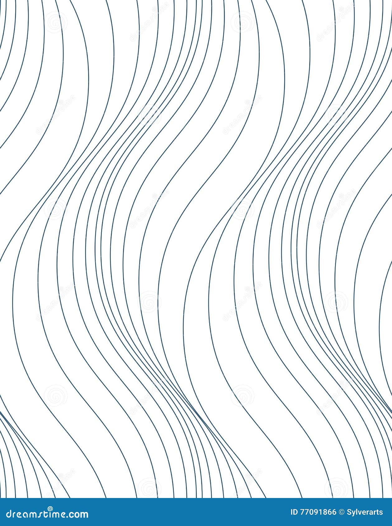 Vector Ornamental Continuous Background Made Using Undulate Line Stock ...