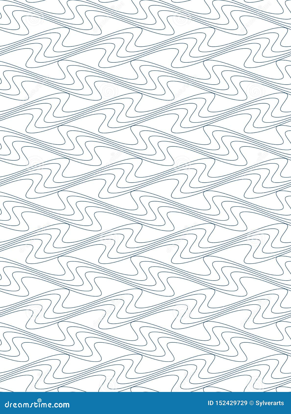 Vector Ornamental Continuous Background Made Using Undulate Lines and ...