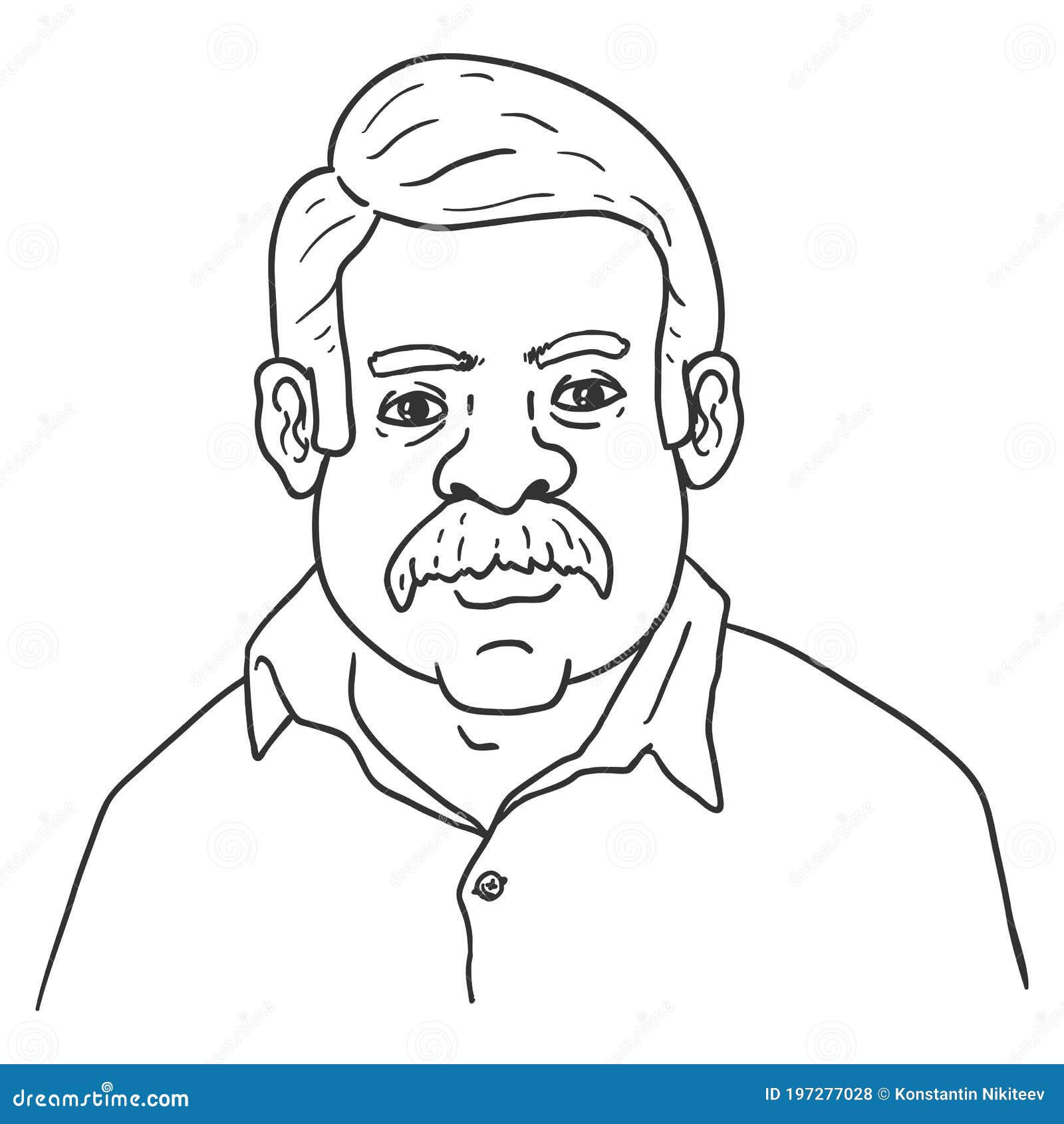 Vector Outline Character - Indian Man Stock Vector - Illustration of ...