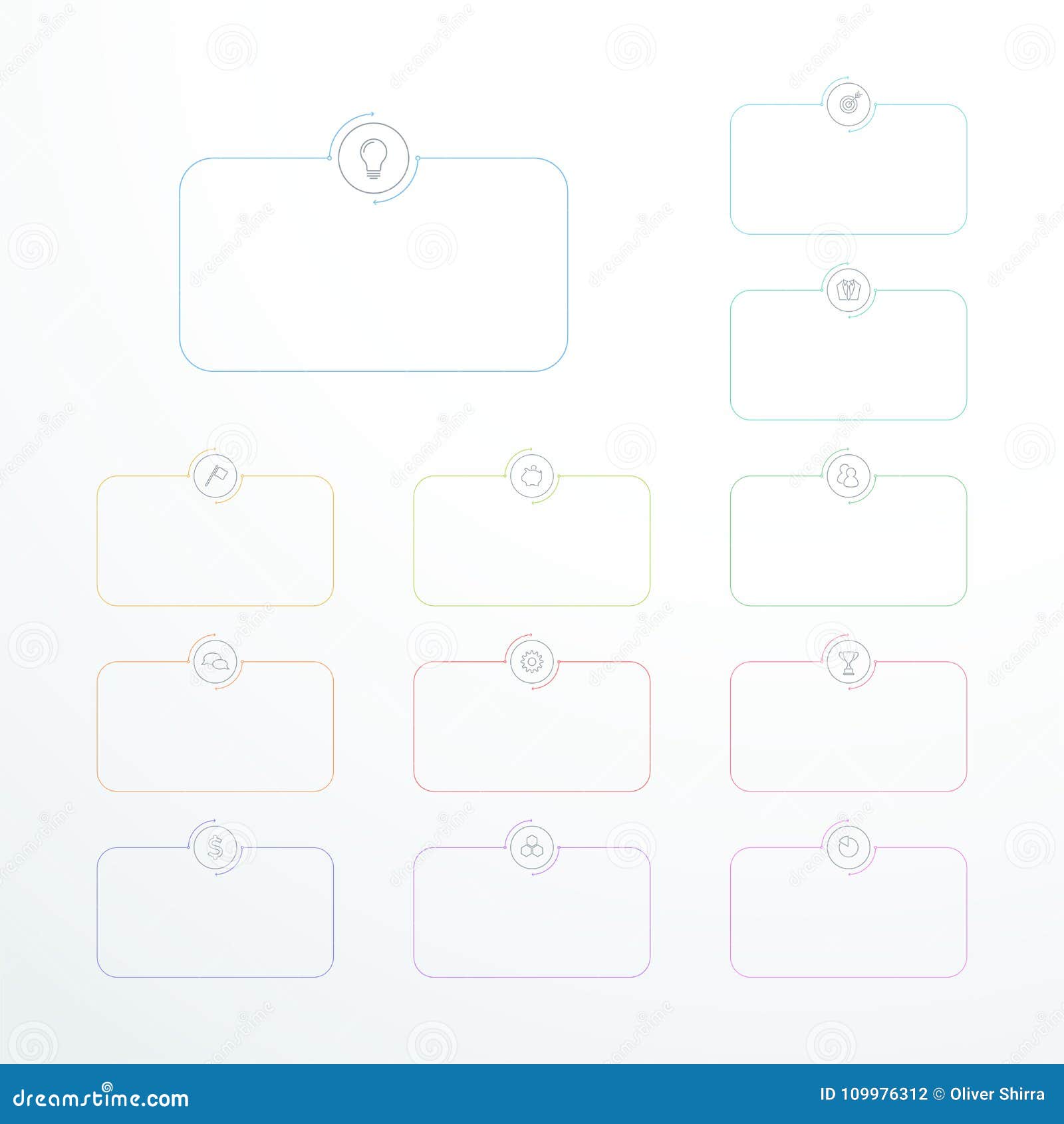 Horizontal Text Steps Infographics - Can Illustrate A Strategy ...