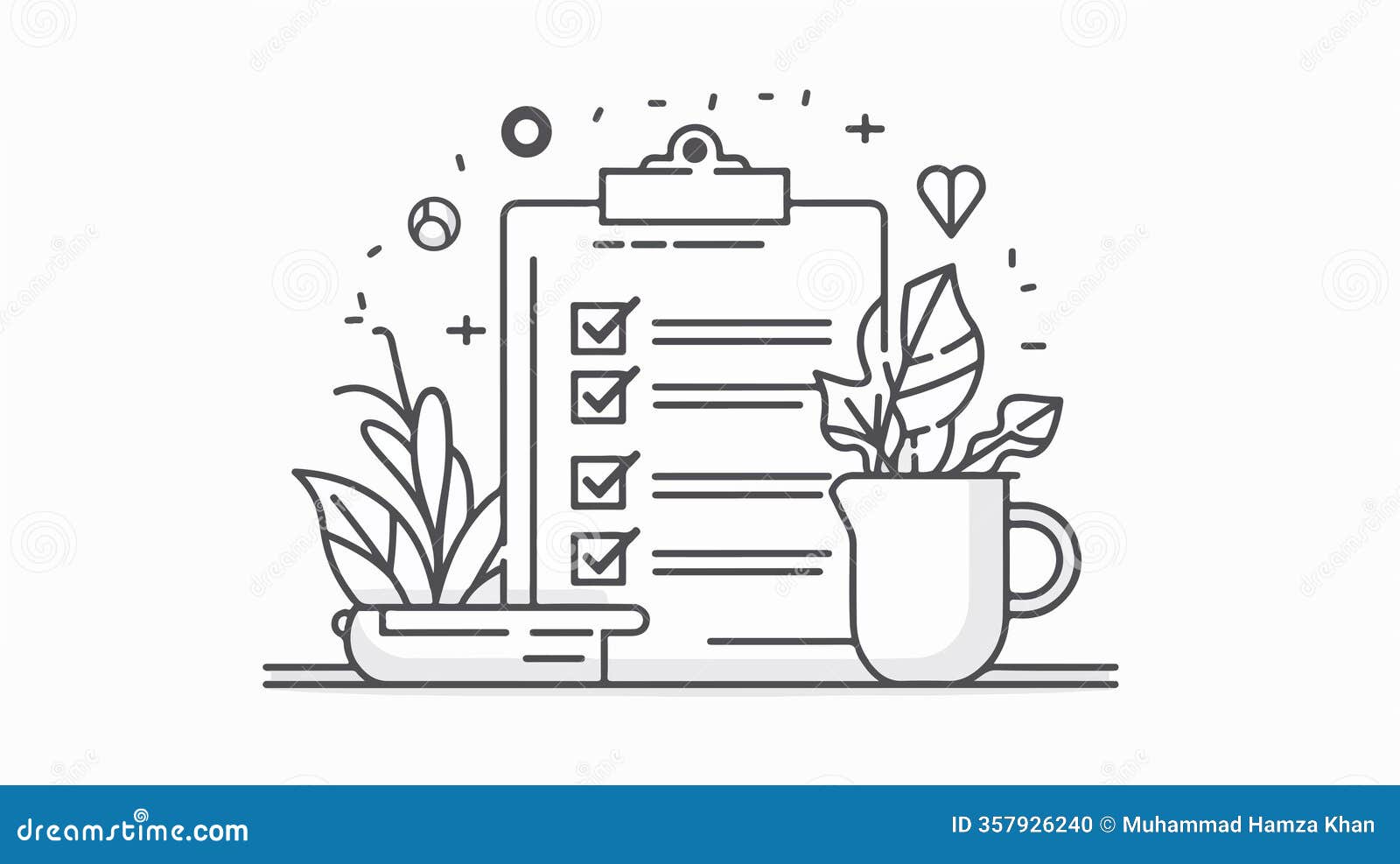 Professional Checklist Clipboard Icon Vector Illustration for Planning ...