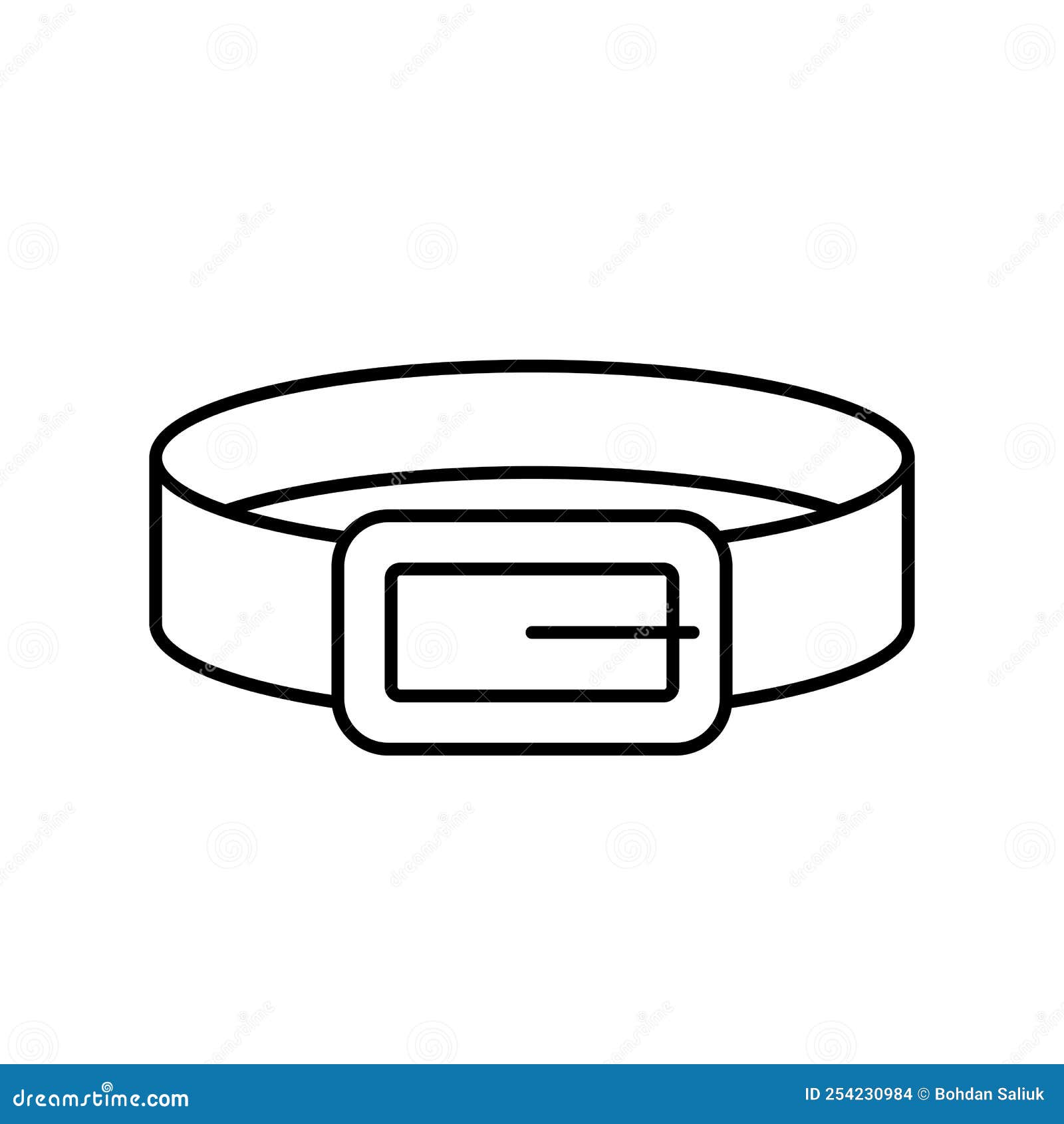 Vector Outline Men Belt with Buckle Icon. EPS 10... Isolated on White ... Vector Outline Men Belt with Buckle Icon. EPS 10... Isolated on White ...