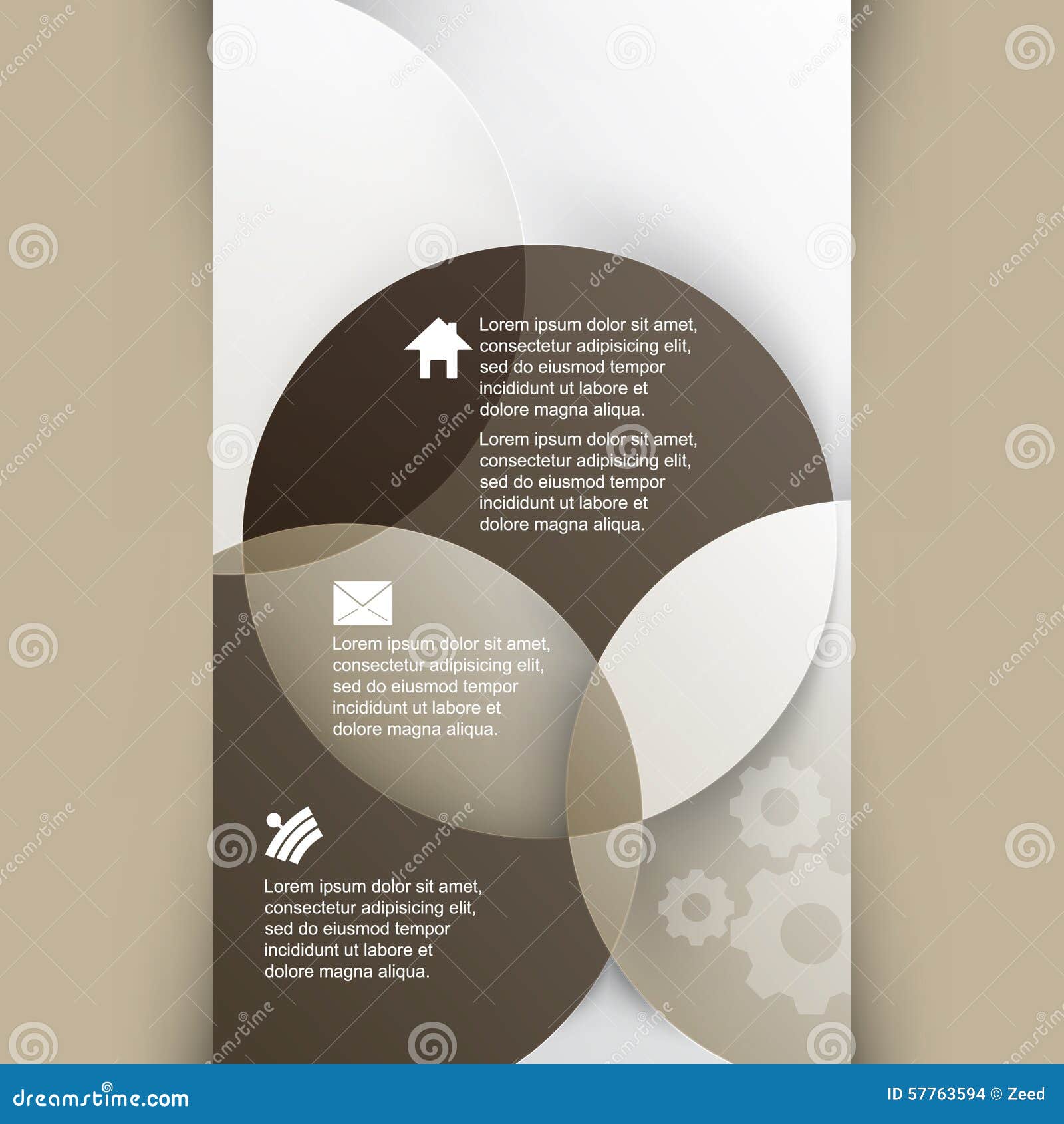 Infographics Set With Overlapping Bars Cartoon Vector | CartoonDealer ...