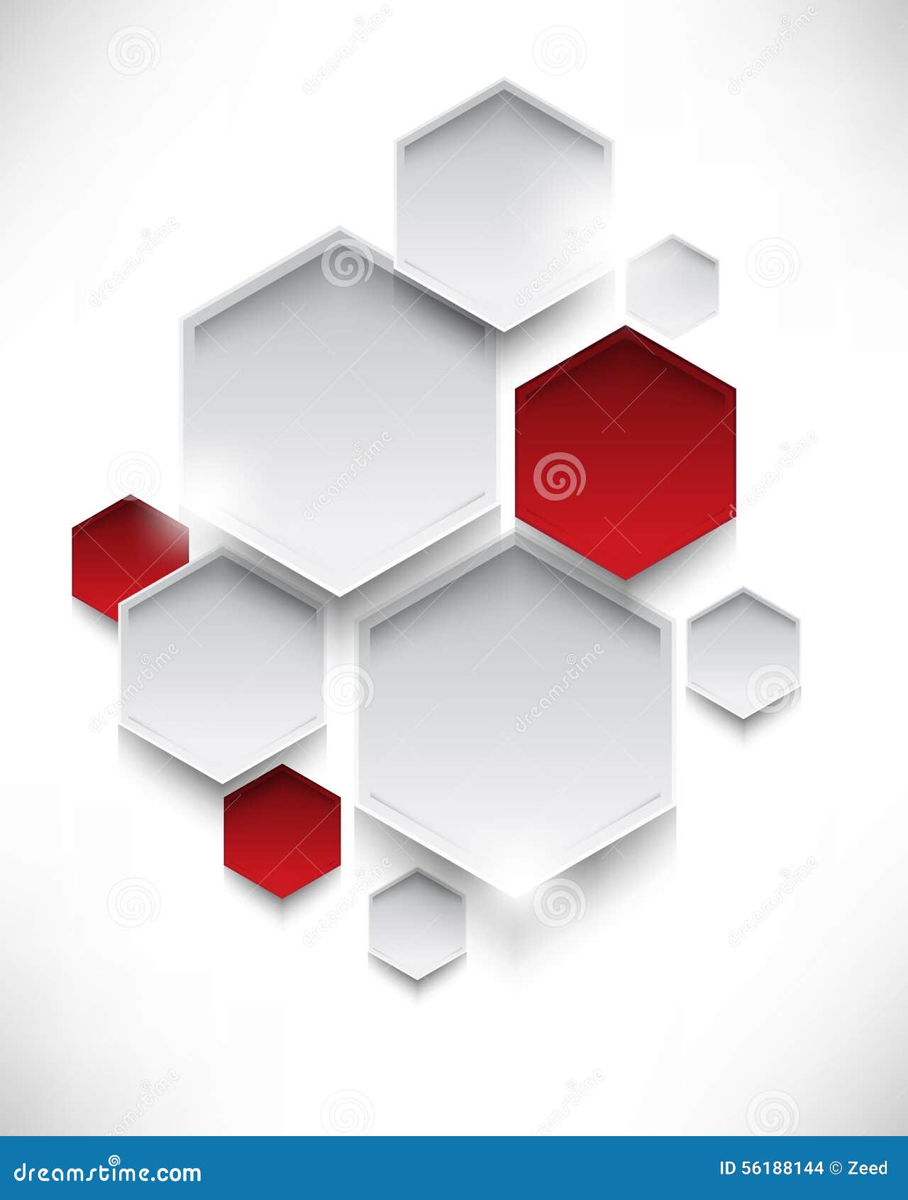 Vector Overlapping Geometric Shapes Infographics Background Royalty ...