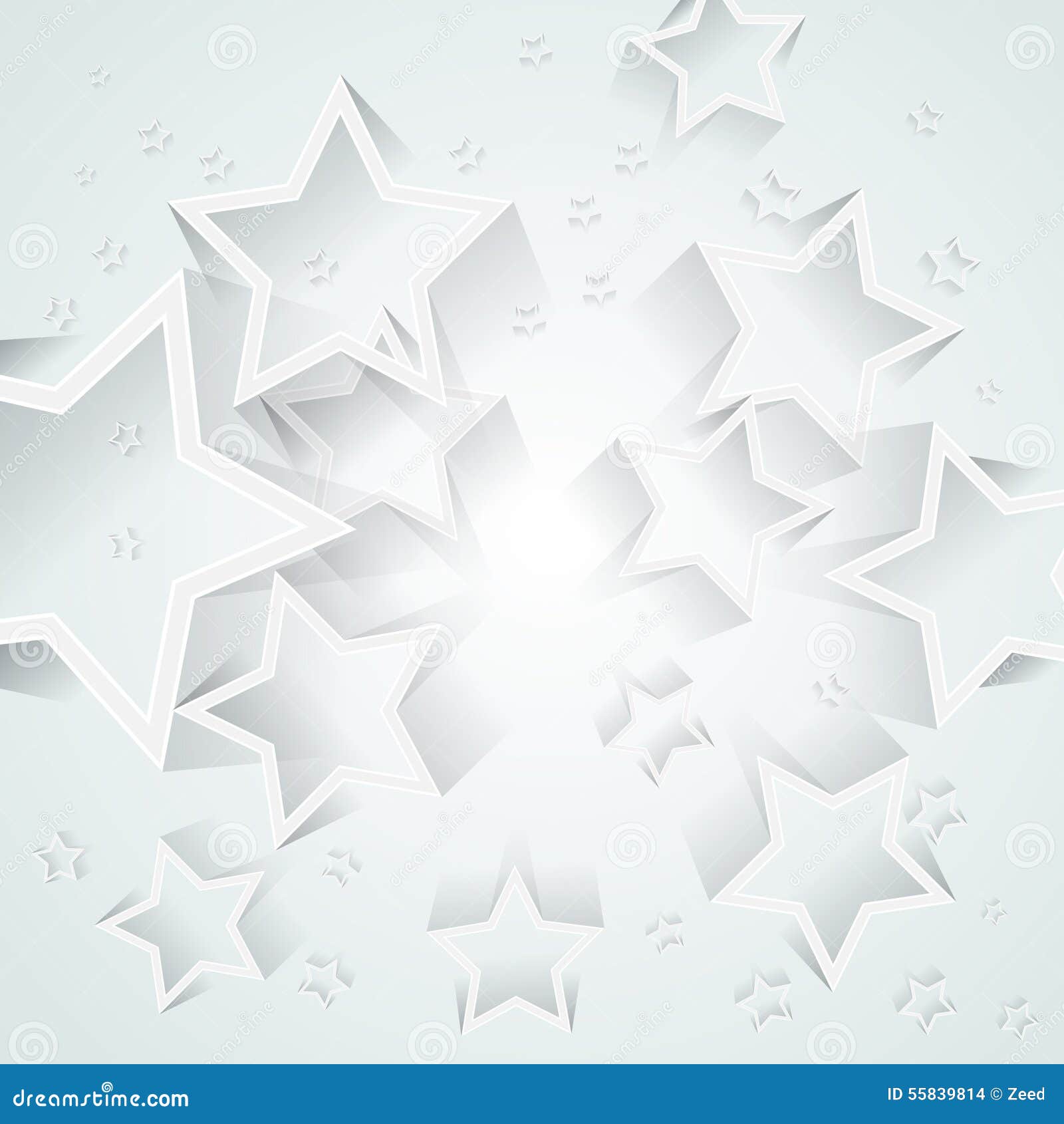 Vector Overlapping Stars Background Stock Vector - Illustration of ...