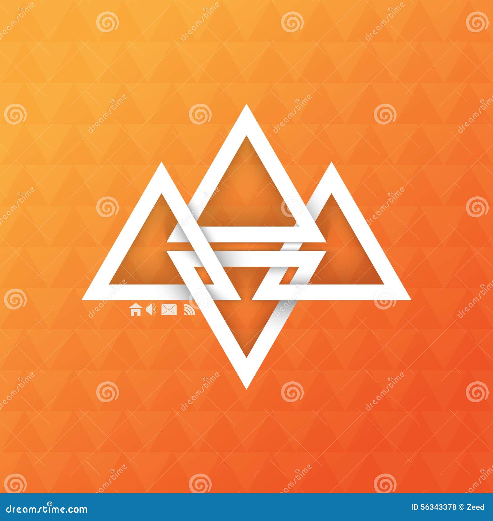 Vector Overlapping Numbers And Signs Set In Modern Paper Cut Style ...