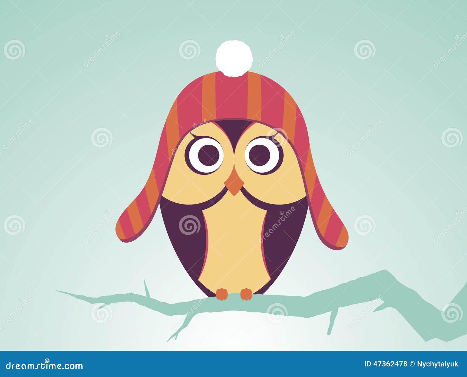 Owl, Bubo Bubo, Illustration | CartoonDealer.com #71153476