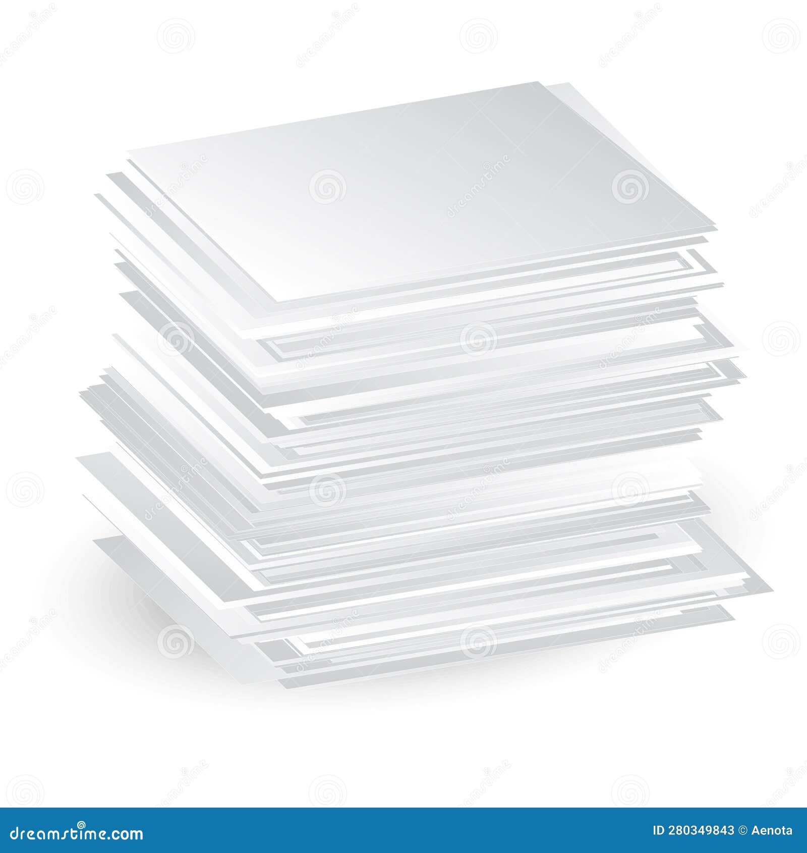 Vector pack of paper stock vector. Illustration of card - 280349843