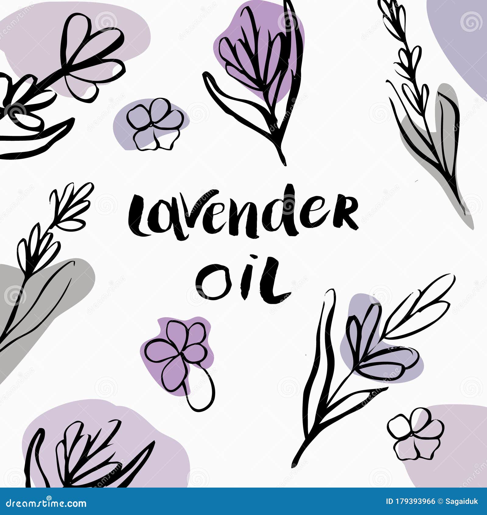 Vector Packaging Design Elements and Templates for Lavender Oil Labels ...