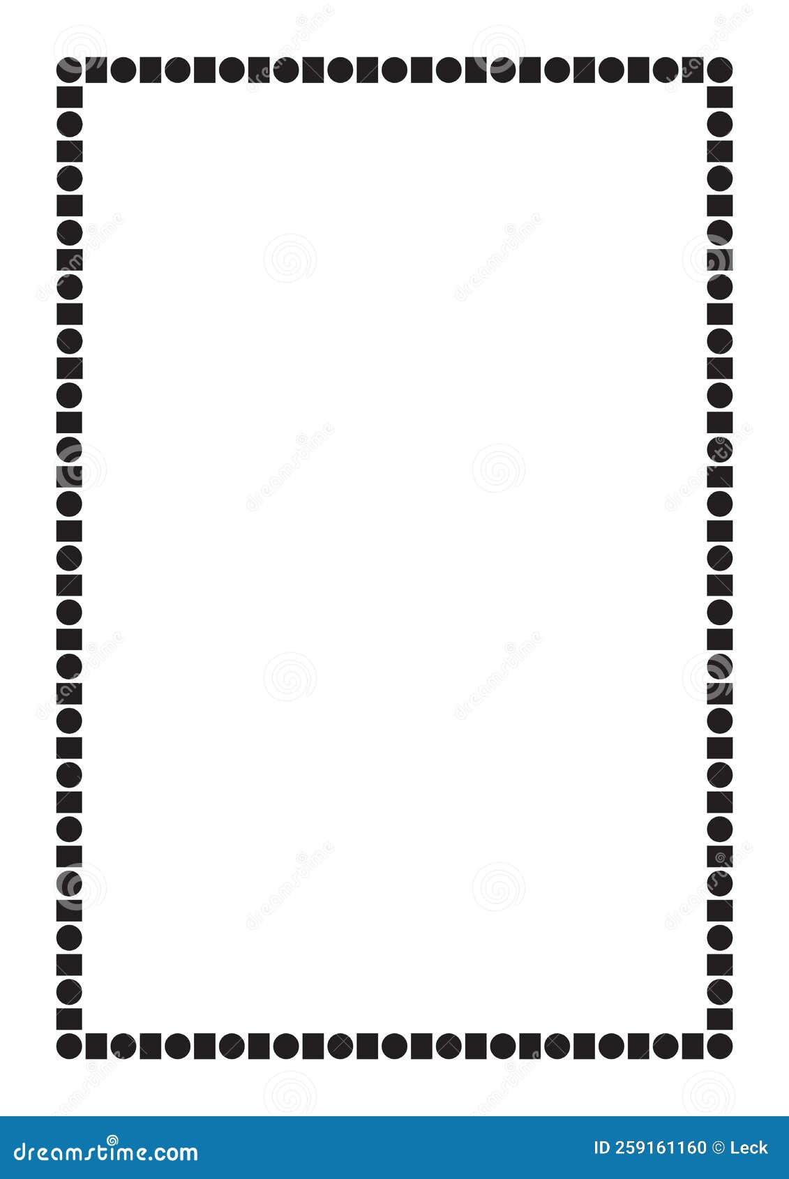 Vector Page Border A4 Design Stock Illustration - Illustration of frame ...