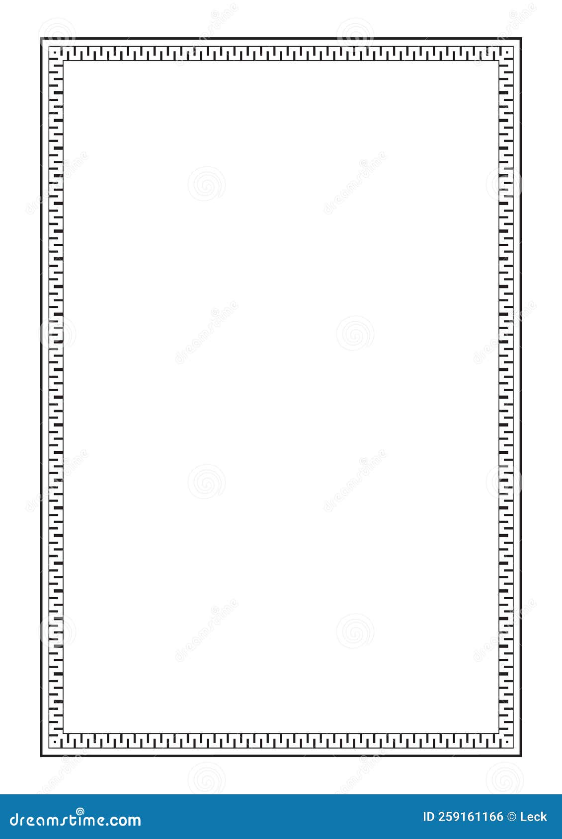 Vector Page Border A4 Design Stock Illustration - Illustration of ...