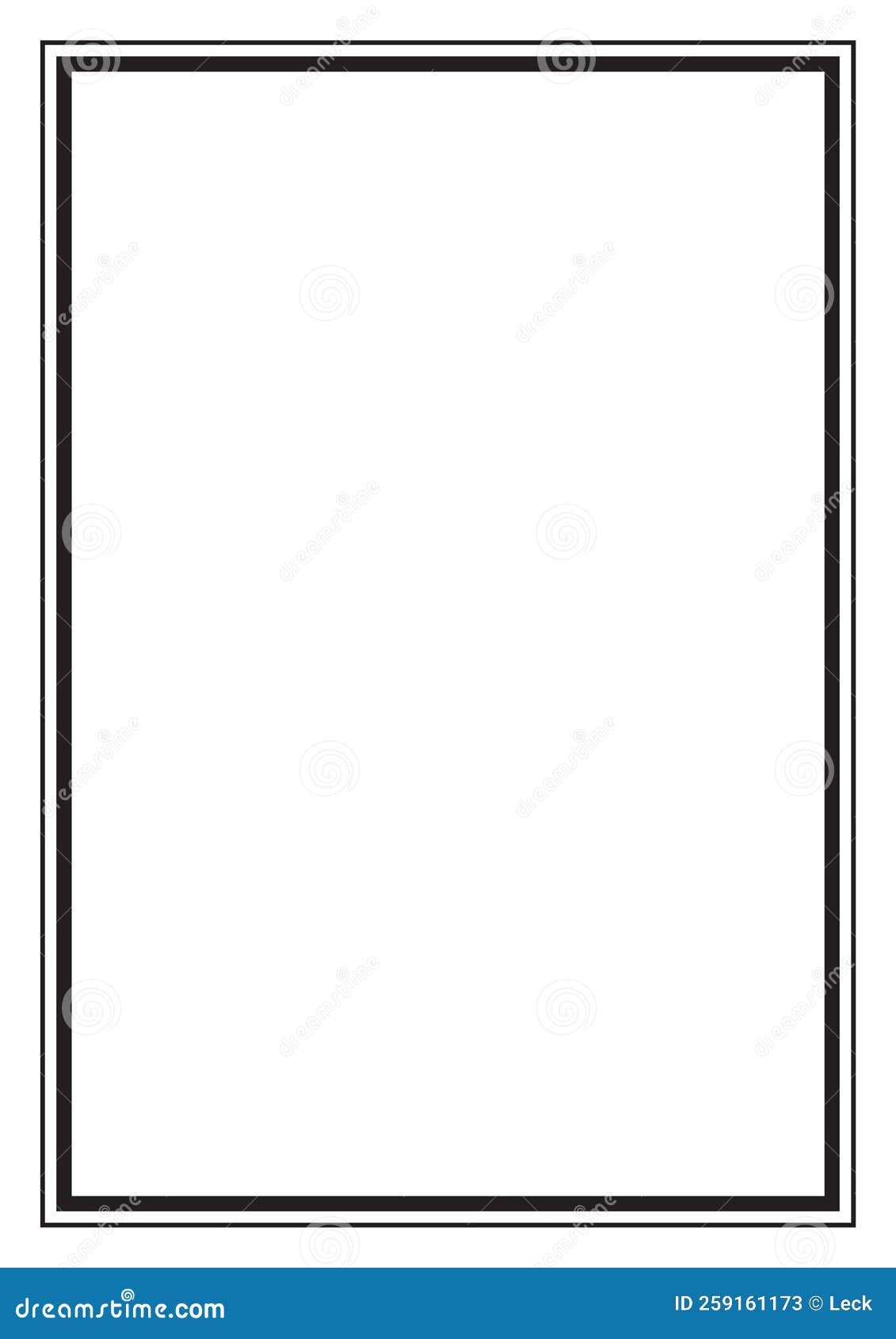 Vector Page Border A4 Design Stock Illustration - Illustration of size ...