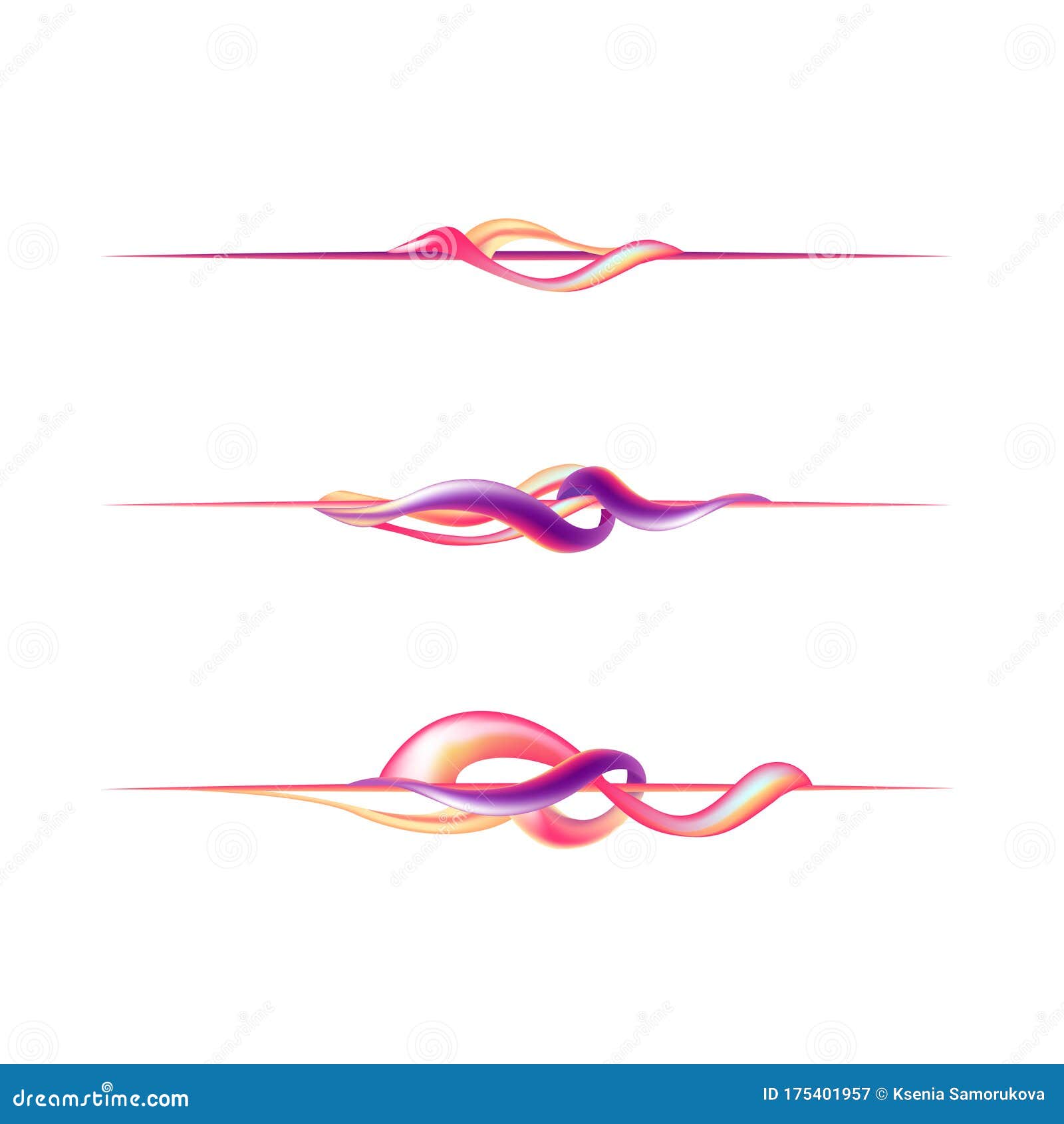 Page Dividers of Abstract Wavy Shapes Stock Vector - Illustration of ... Page Dividers of Abstract Wavy Shapes Stock Vector - Illustration of ...
