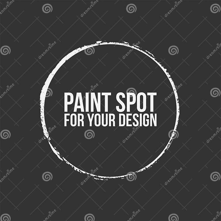 Vector Paint circle Spot stock vector. Illustration of splash - 98851122