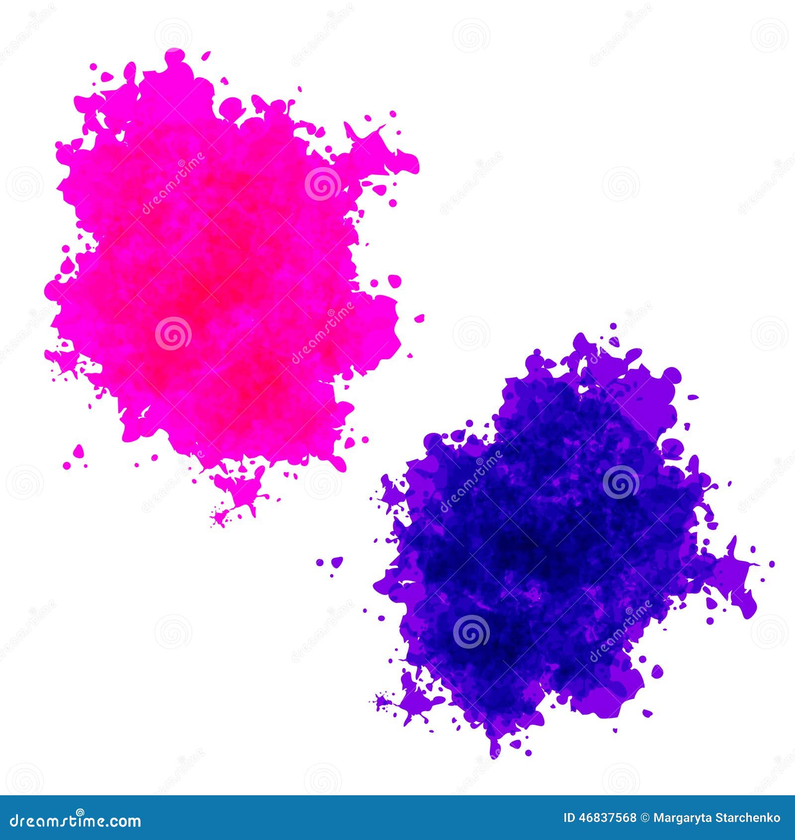 Vector paint drops stock vector. Illustration of template - 46837568