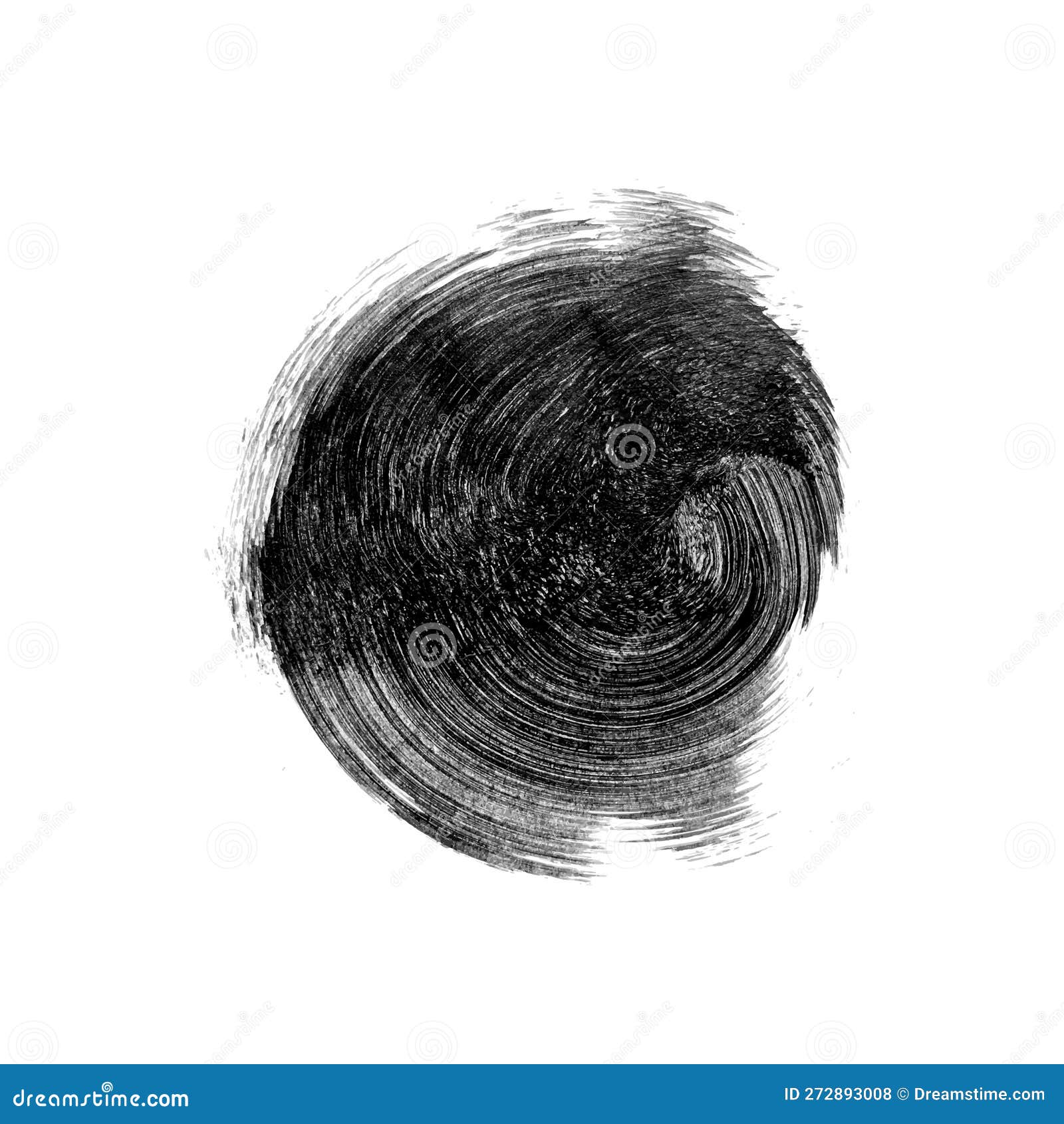 Vector Paint Smear. Artistic Abstract Ink Print Made with Brush Stock ...