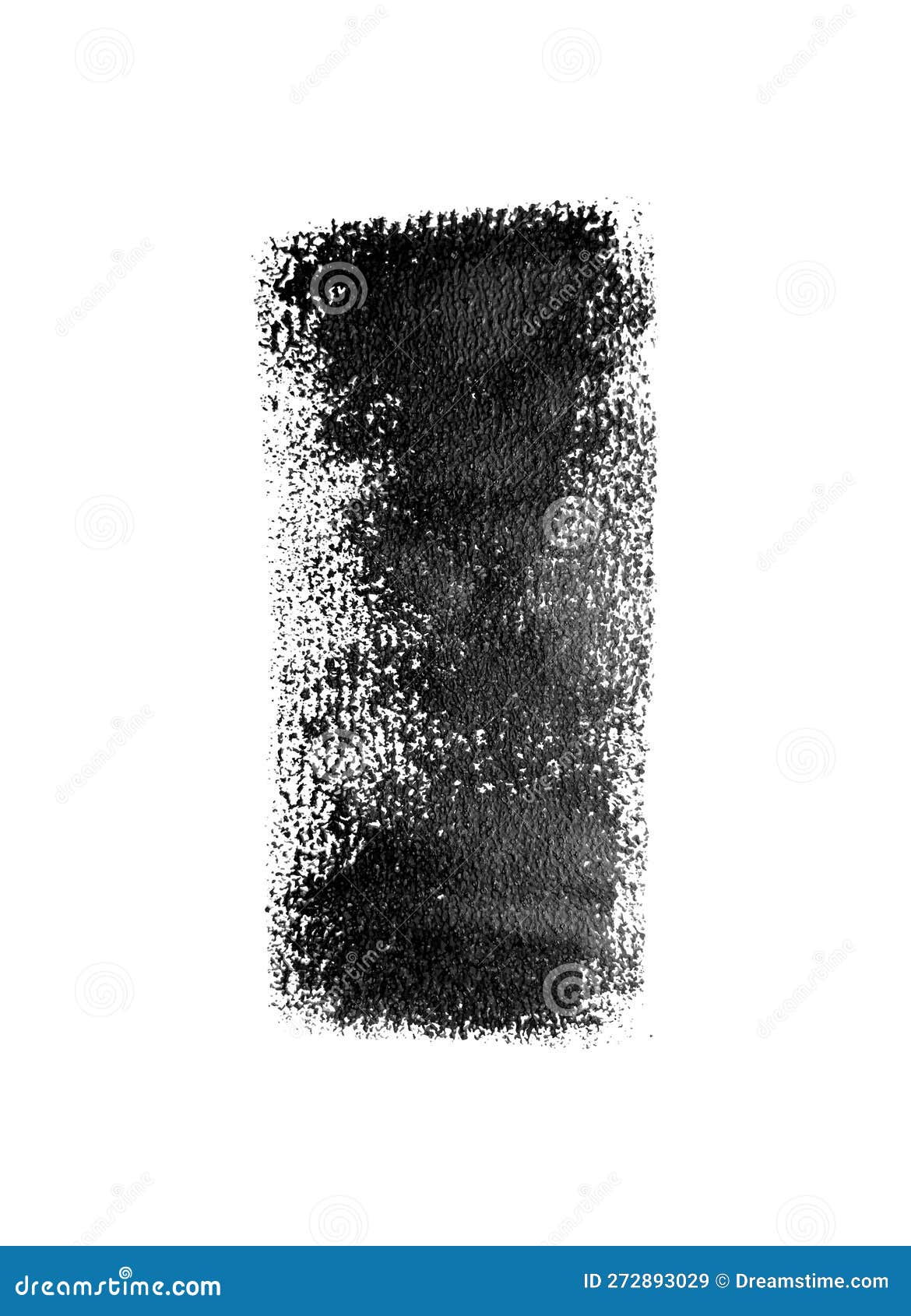 Vector Paint Smear. Artistic Abstract Ink Print Made with Brush Stock ...