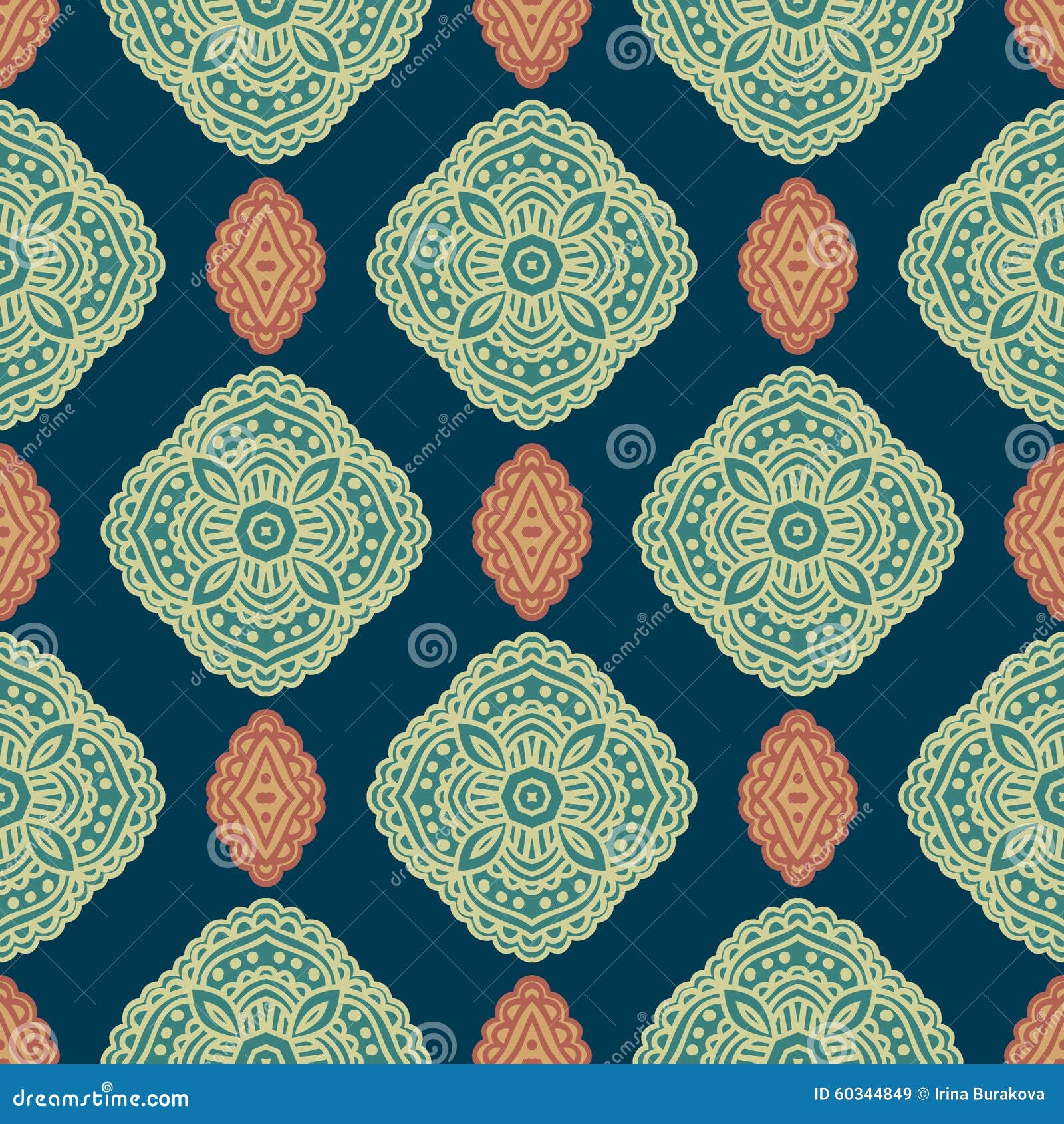 Paisley. Seamless Border, Frame, Edging, Framing Cartoon Vector ...