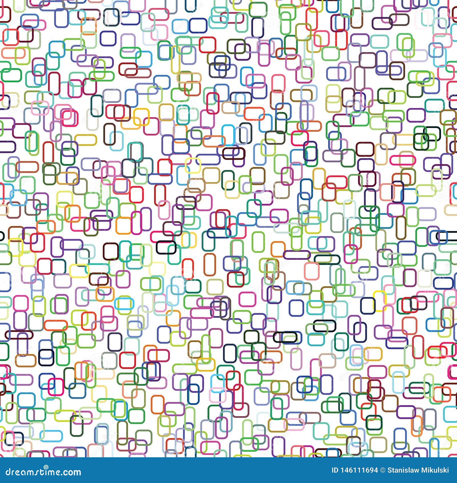 Vector Palette. 729 Outlines of Shapes Chaotically Colored and ...