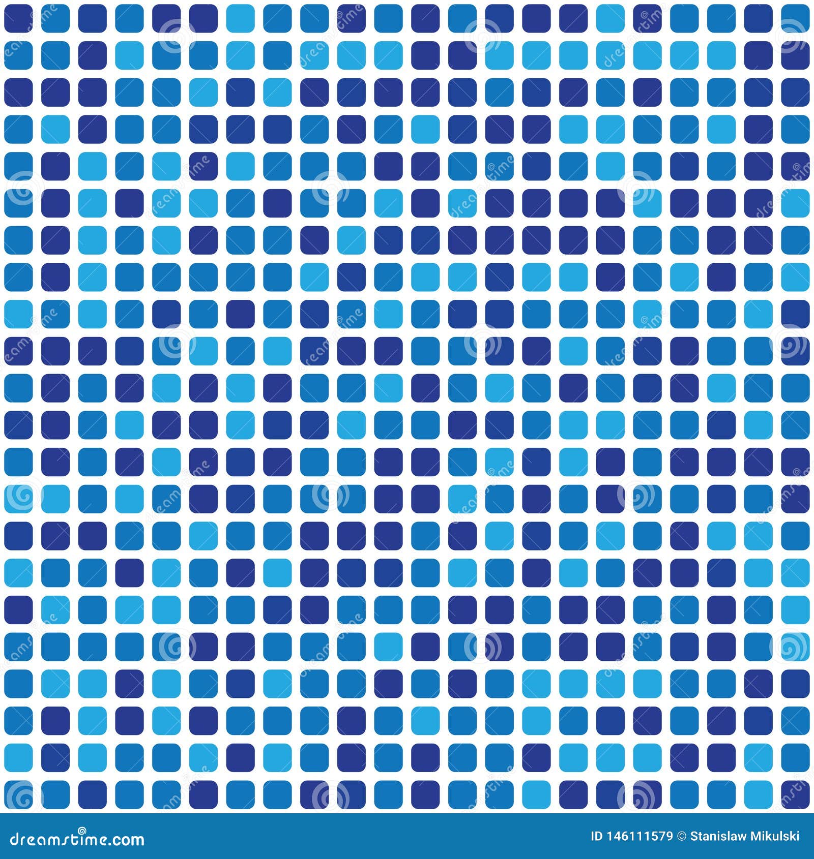 Vector Palette. 484 Shapes in Blue Gamma Chaotically Scattered Stock ...