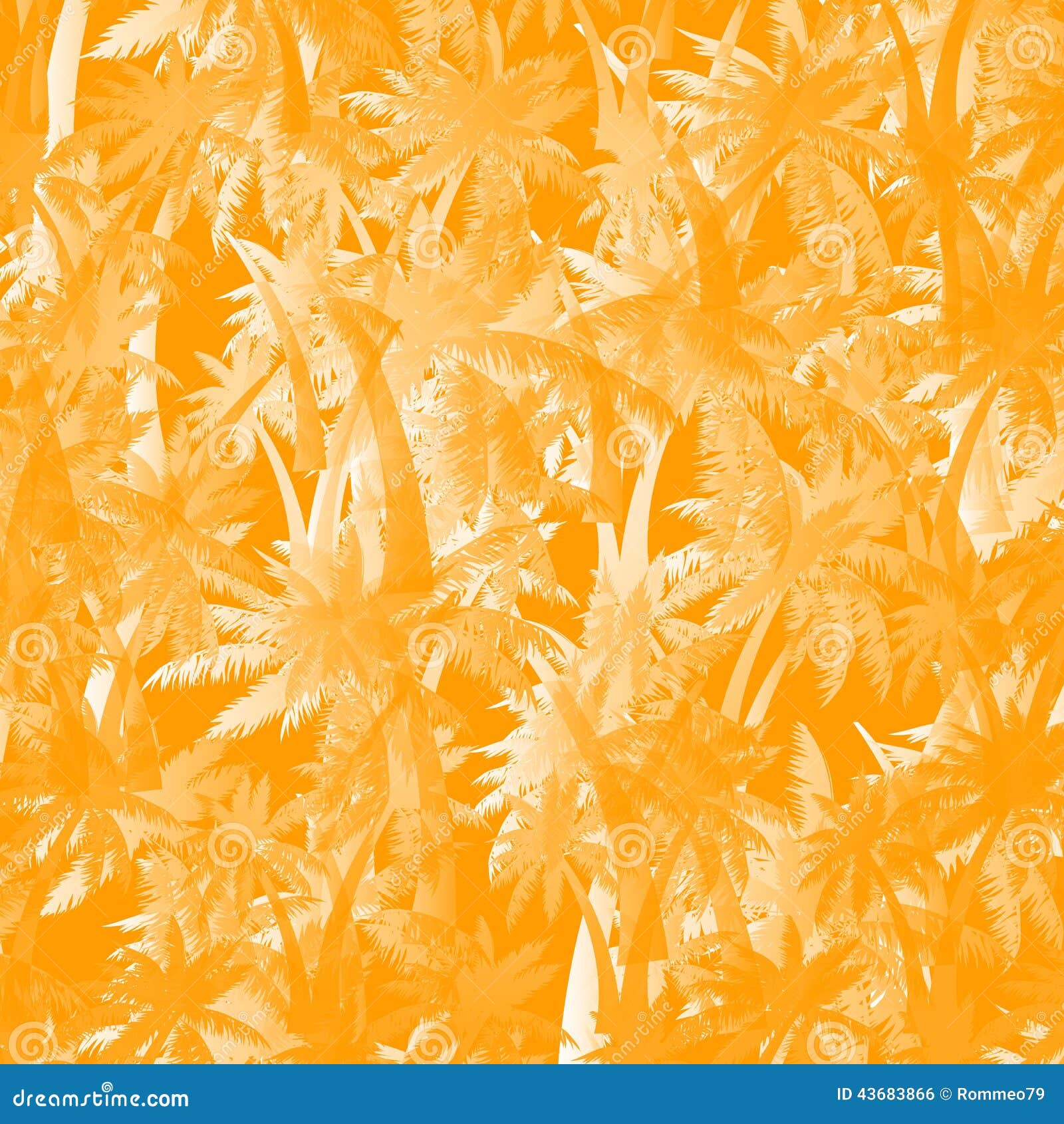 Vector Palm Trees Seamless Pattern Background Stock Vector ...