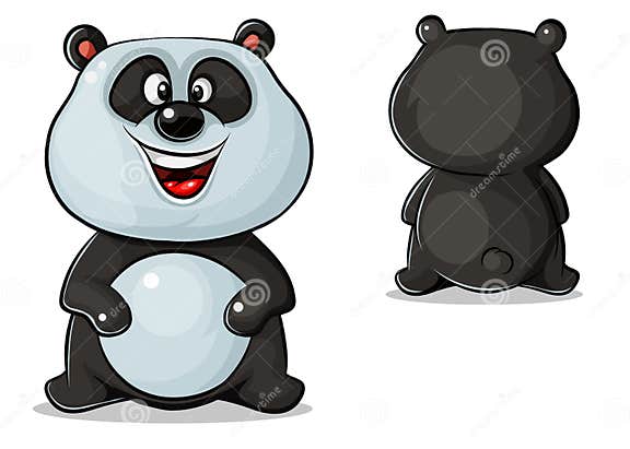 Vector panda stock vector. Illustration of cartoons, nature - 33787764