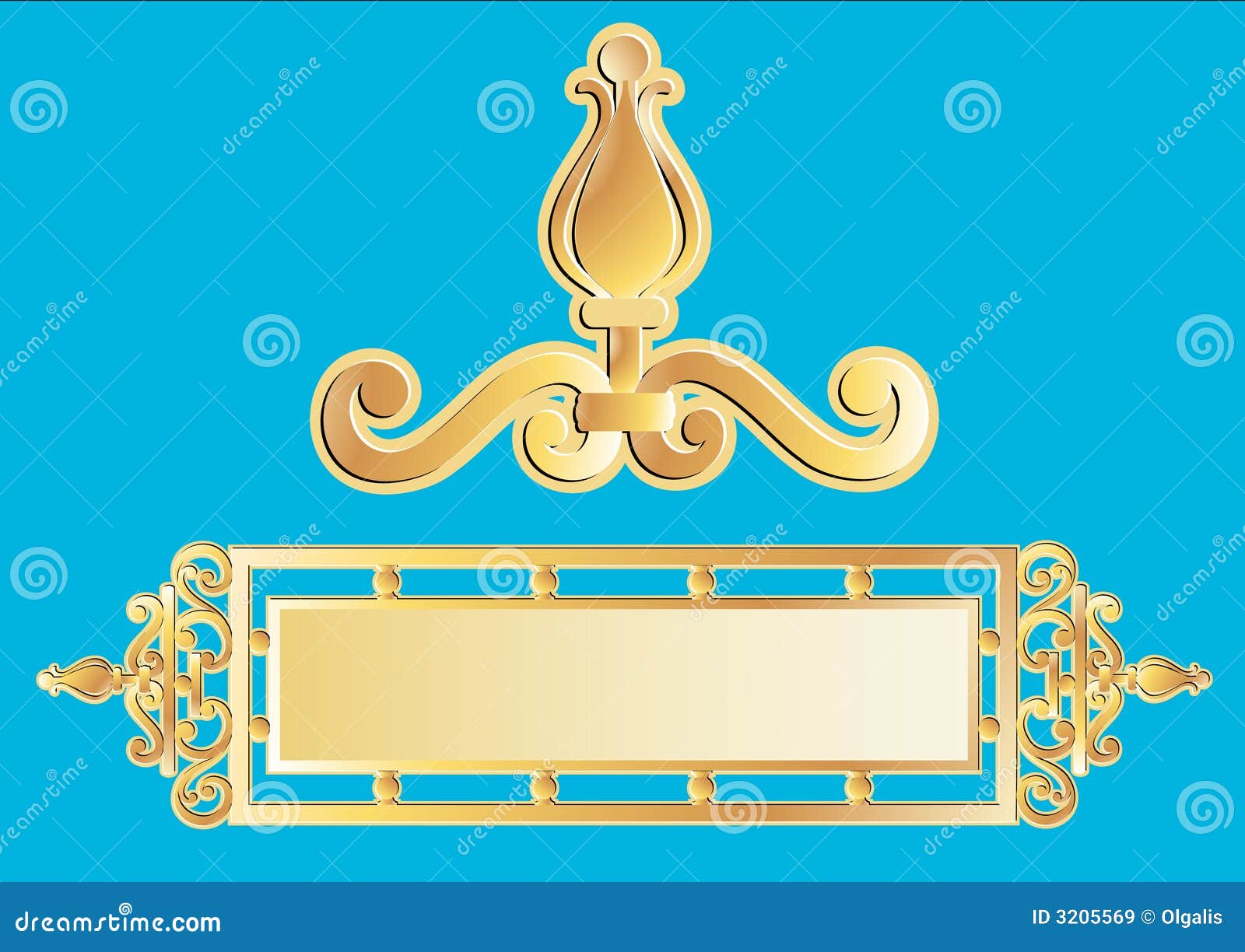 Vector panels design stock vector. Illustration of ribbon - 3205569
