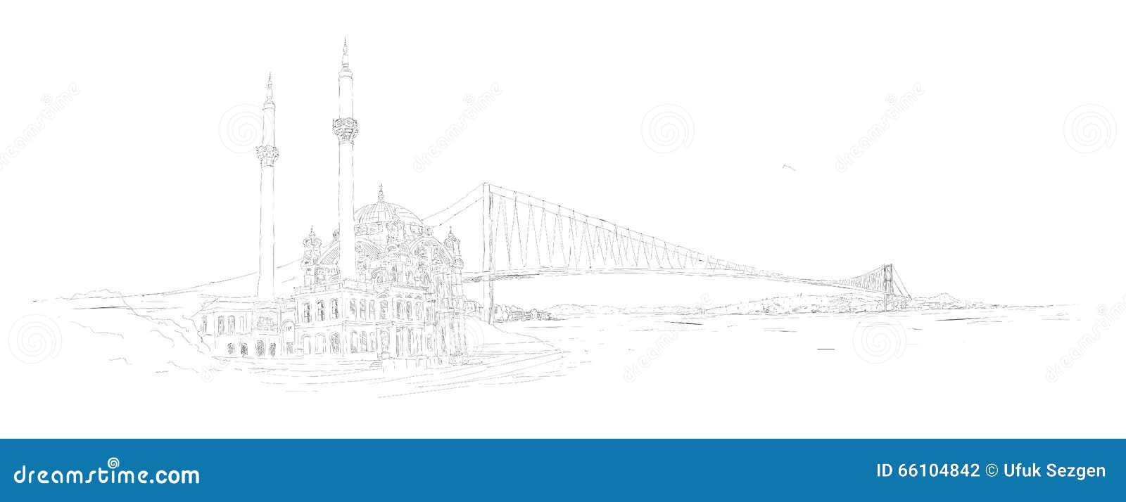 Ortakoy Bosphorus Bridge Turkey Istanbul Historical Places Ancient City ...