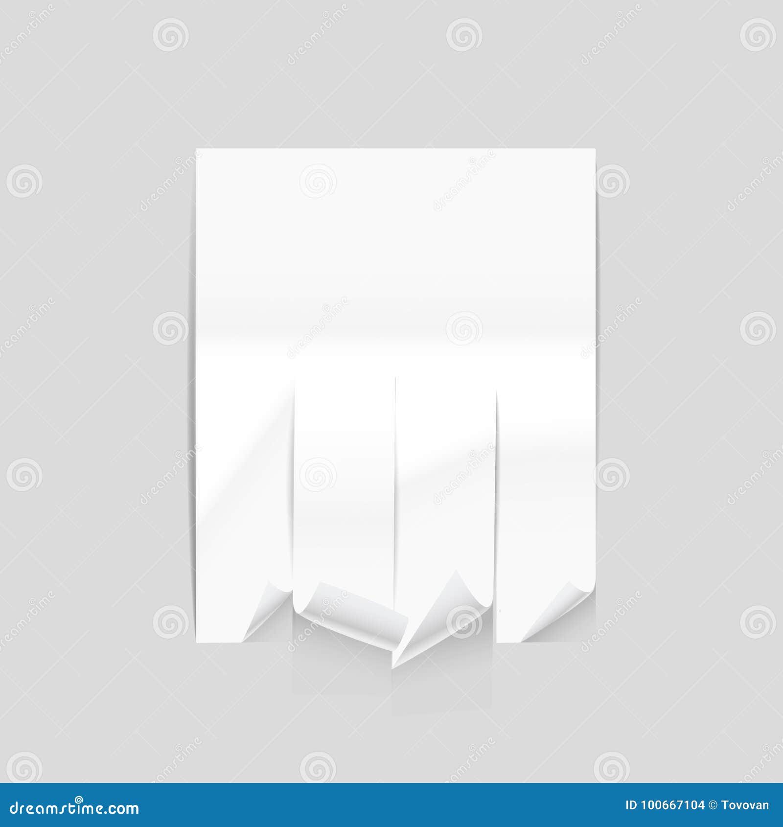 Vector Paper Ad Sheet Mockup Stock Vector - Illustration of retro ...