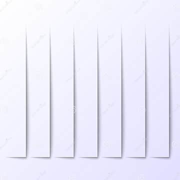 Vector Paper Advertisement with Tear-off Slips or Stock Vector ...