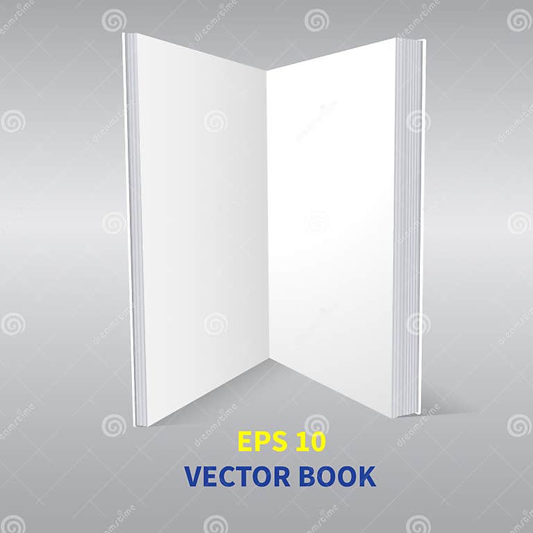 Vector Paper Book-02 stock vector. Illustration of gray - 105800339