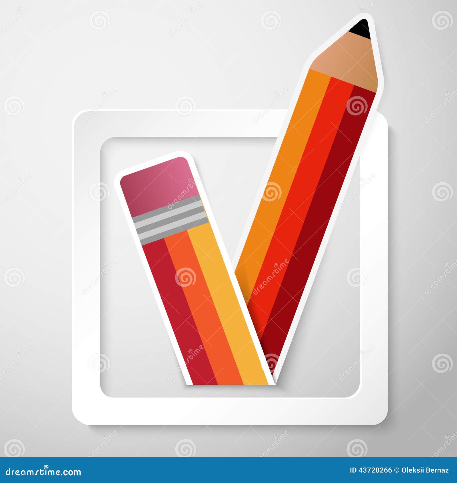 Vector Paper Check Box Background Stock Vector - Illustration of office ...