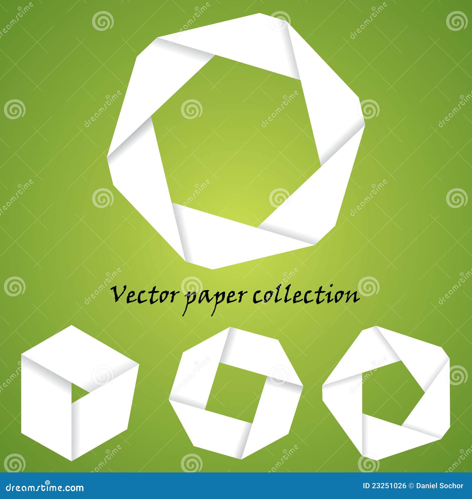 Vector paper collection stock vector. Illustration of happy - 23251026