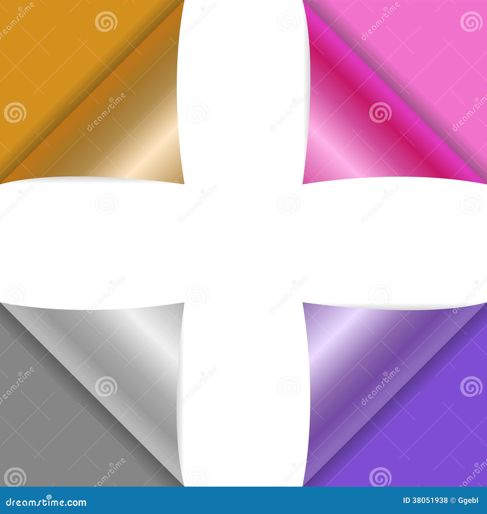 Peeling Paper Vector Illustration | CartoonDealer.com #7838152