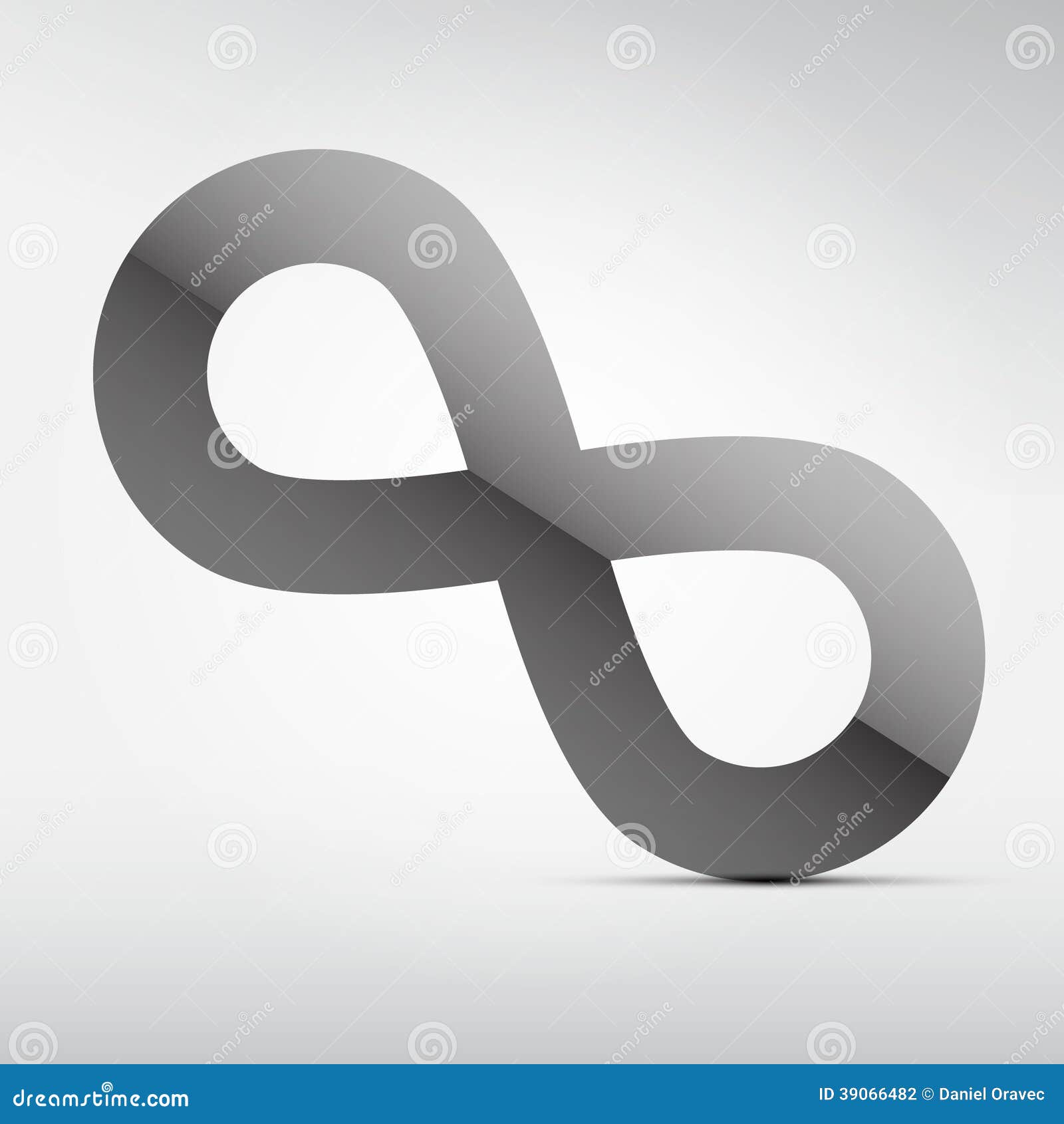 Vector Paper Infinity Symbol Stock Vector - Illustration of shape ...