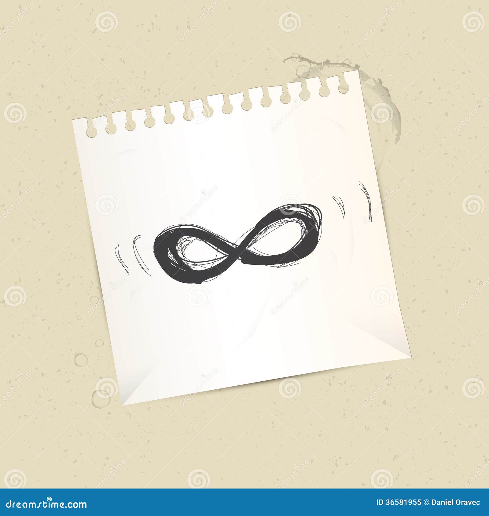 Vector Paper Infinity Symbol Stock Vector - Illustration of motion ...