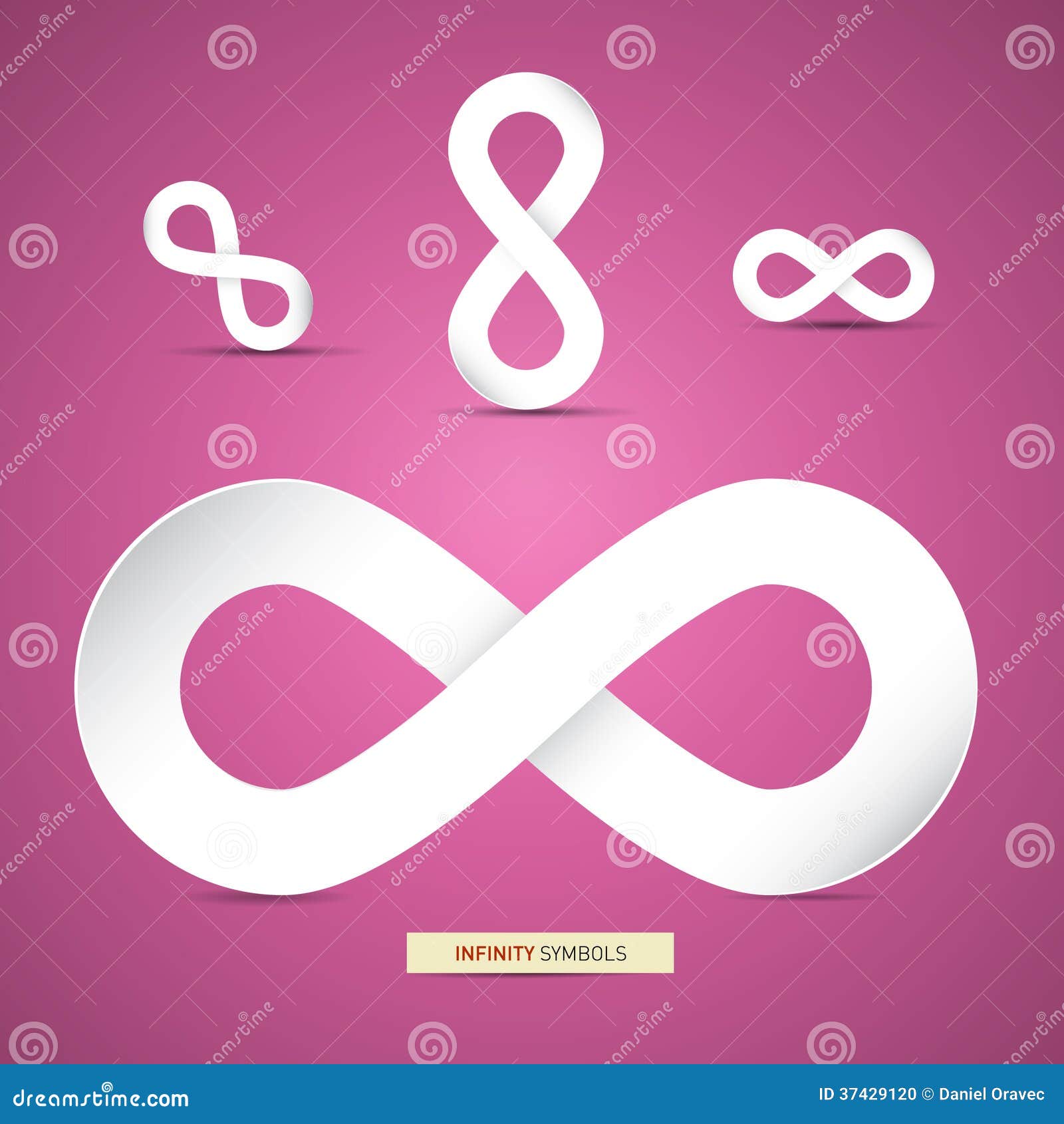 Vector Paper Infinity Symbols Set | CartoonDealer.com #37429120