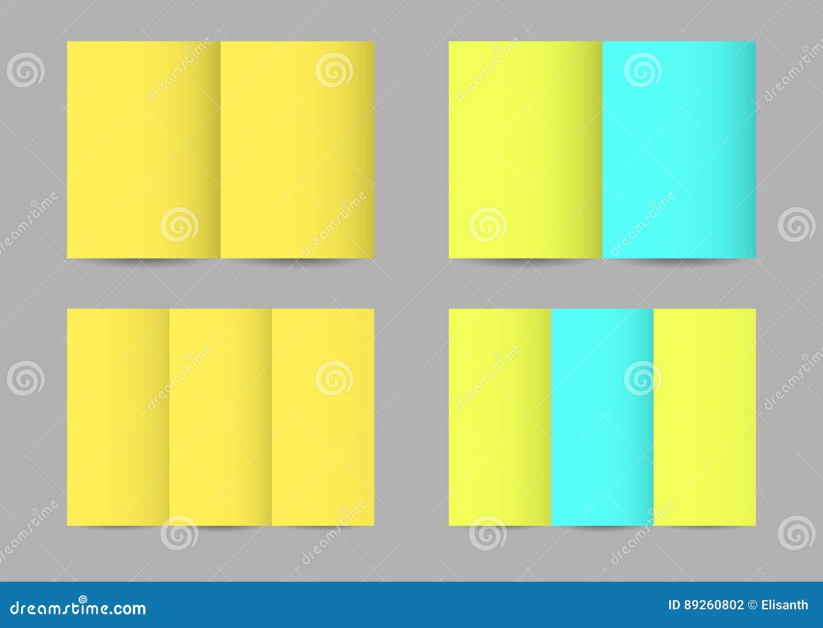 Vector paper leaflets stock vector. Illustration of element - 89260802