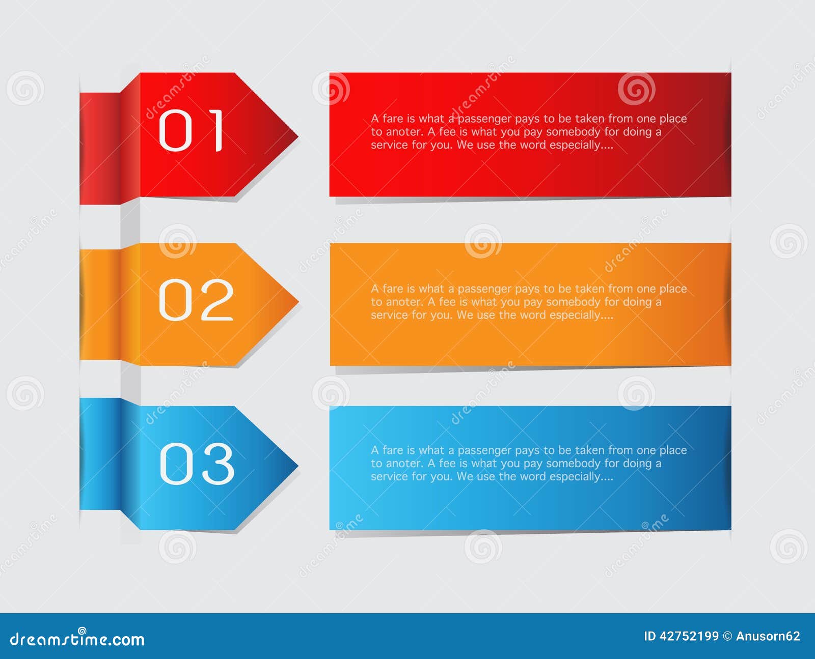Vector Paper Lines and Numbers Design Template Stock Vector ...