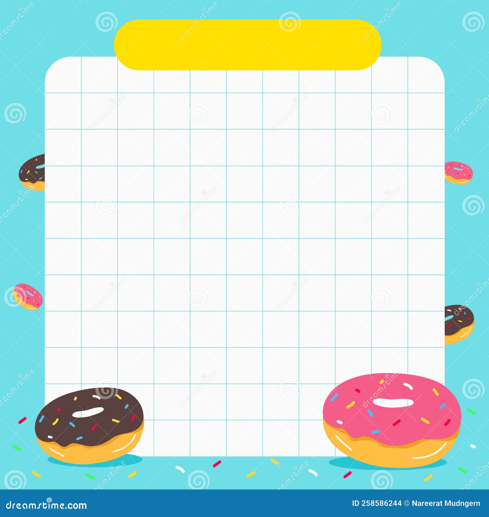 Vector paper notes stock vector. Illustration of sticky - 258586244