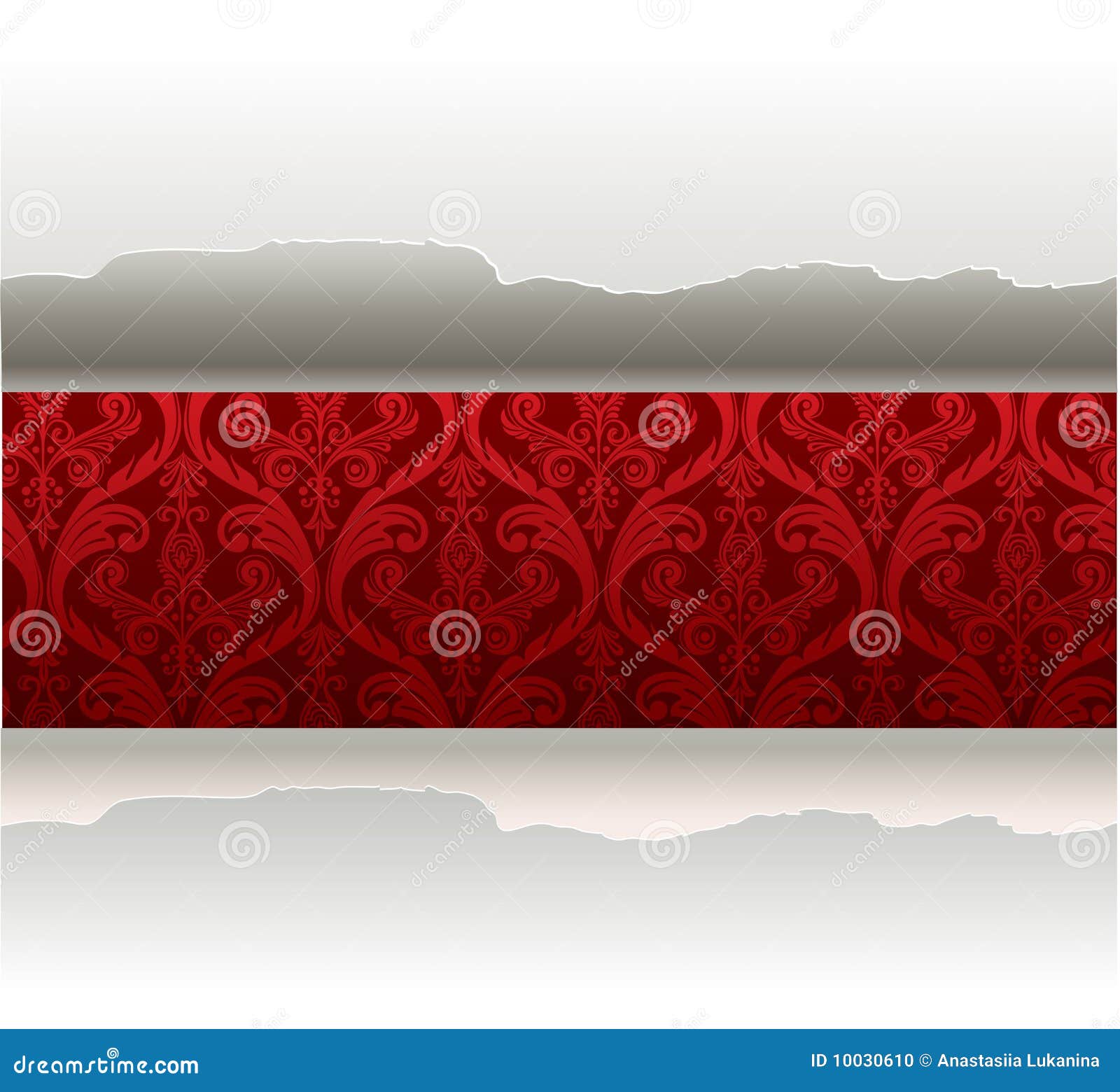 Vector Paper with a Red Background Stock Vector - Illustration of ...