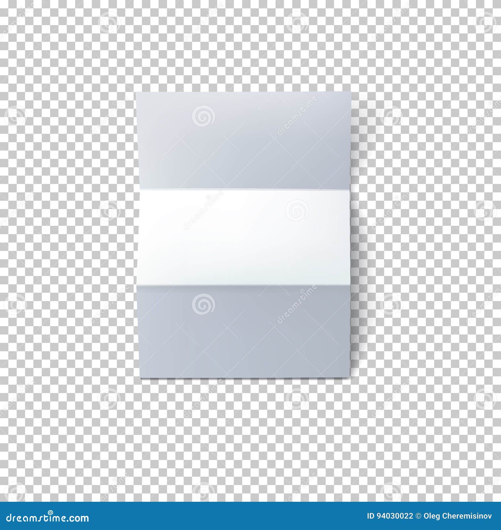 Vector Paper Sheet on Transparent Background. Stock Vector ...