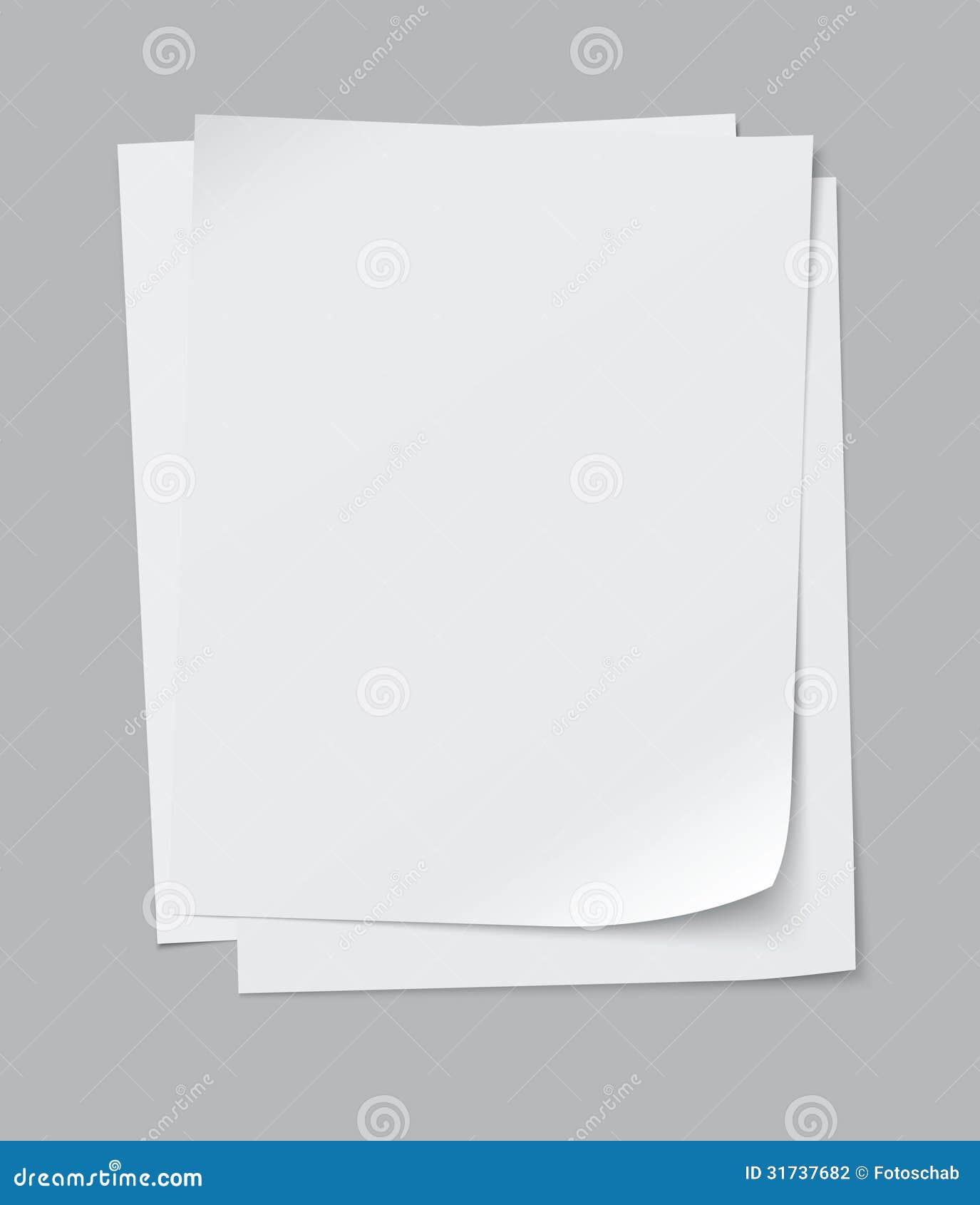 Vector paper sheets stock vector. Illustration of page - 31737682