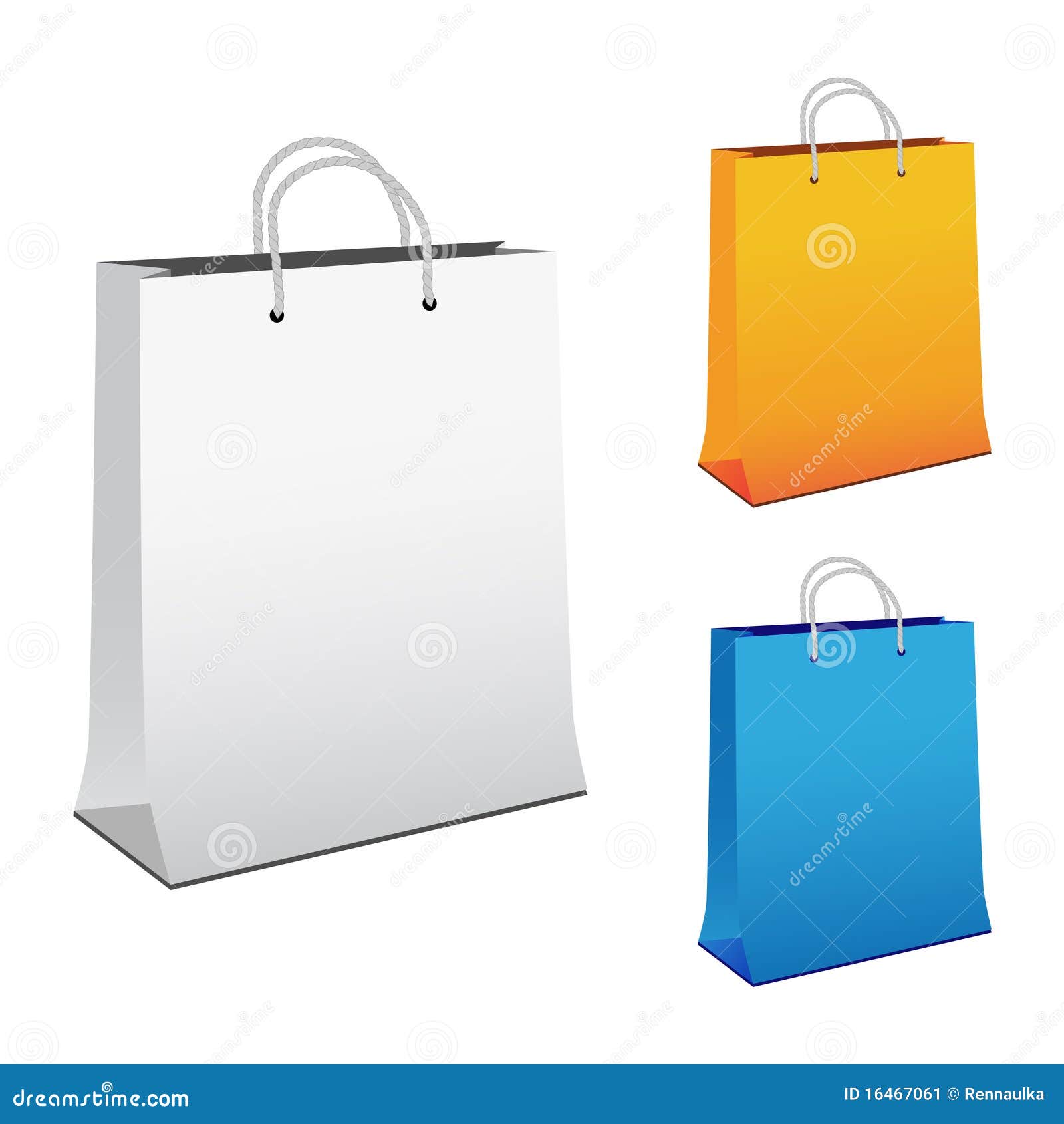 Vector paper shopping bags stock vector. Illustration of consumer ...